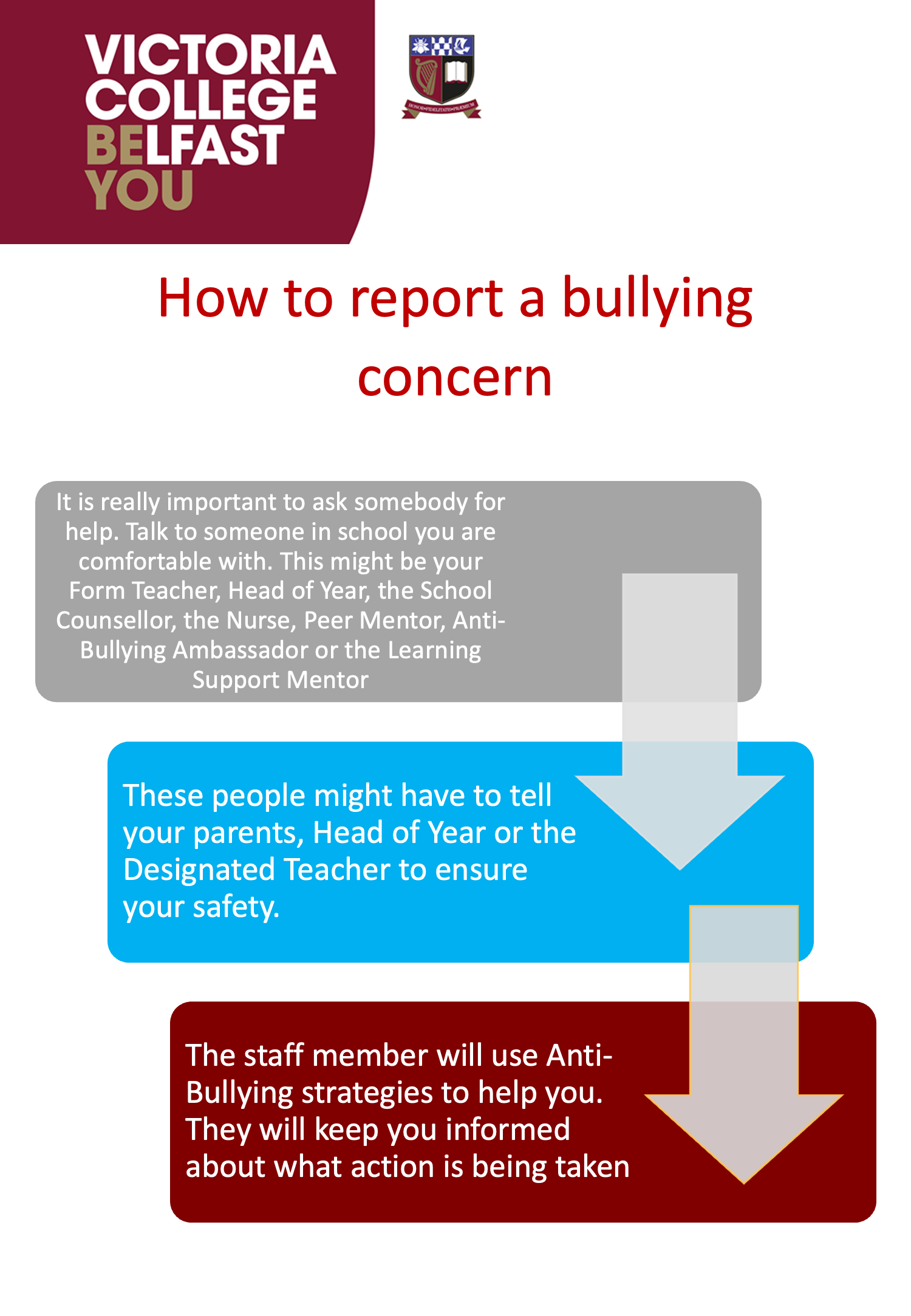 Bullying — Victoria College Belfast