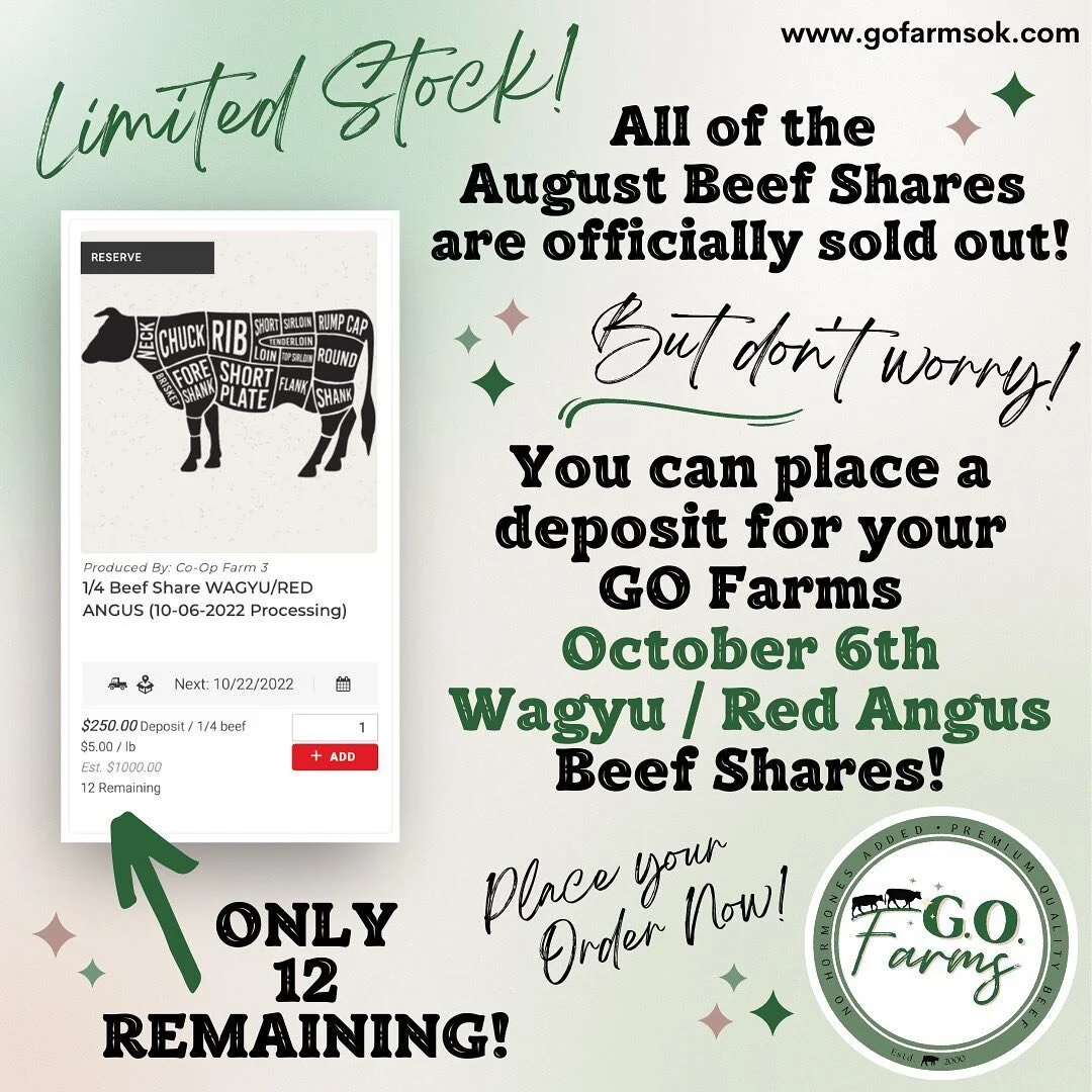 GO Farms, LLC | Premium Quality Beef | No Hormones Added