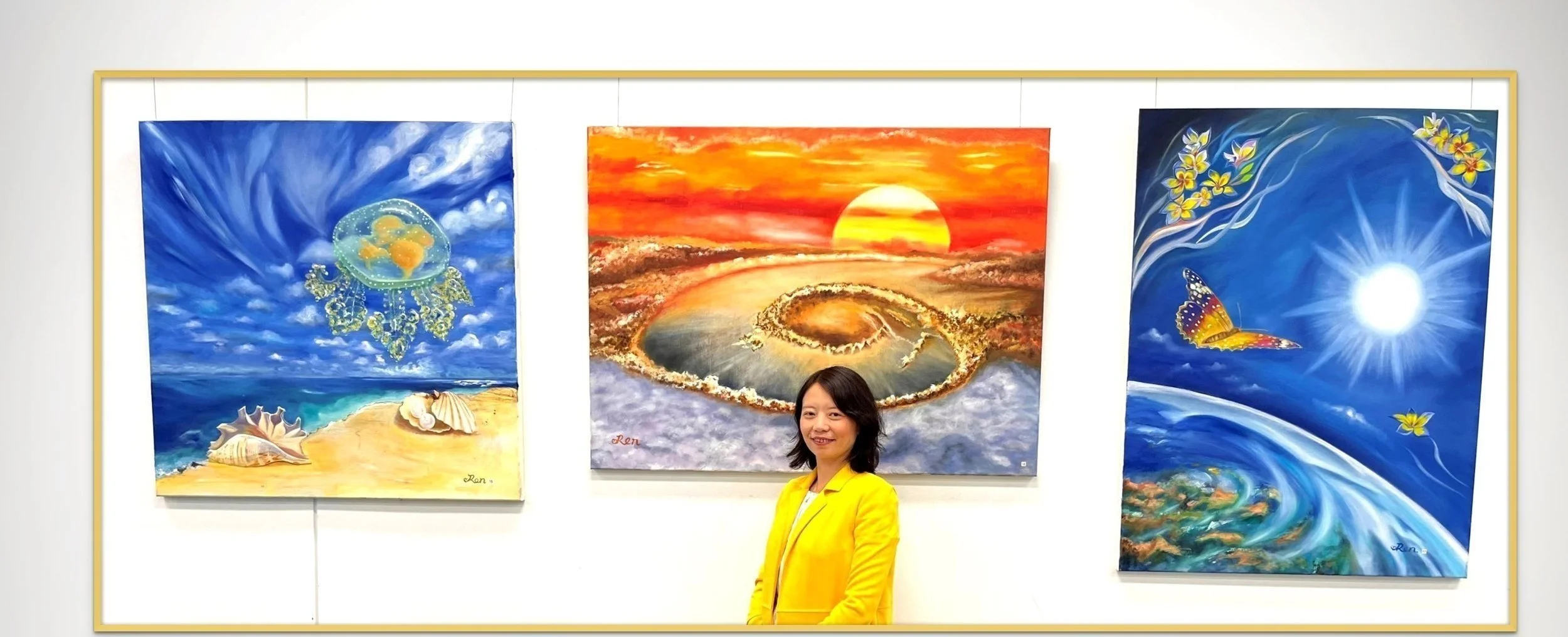 Original Spiritual Art & Spiritual Artwork Paintings - Jingmin Ren Art