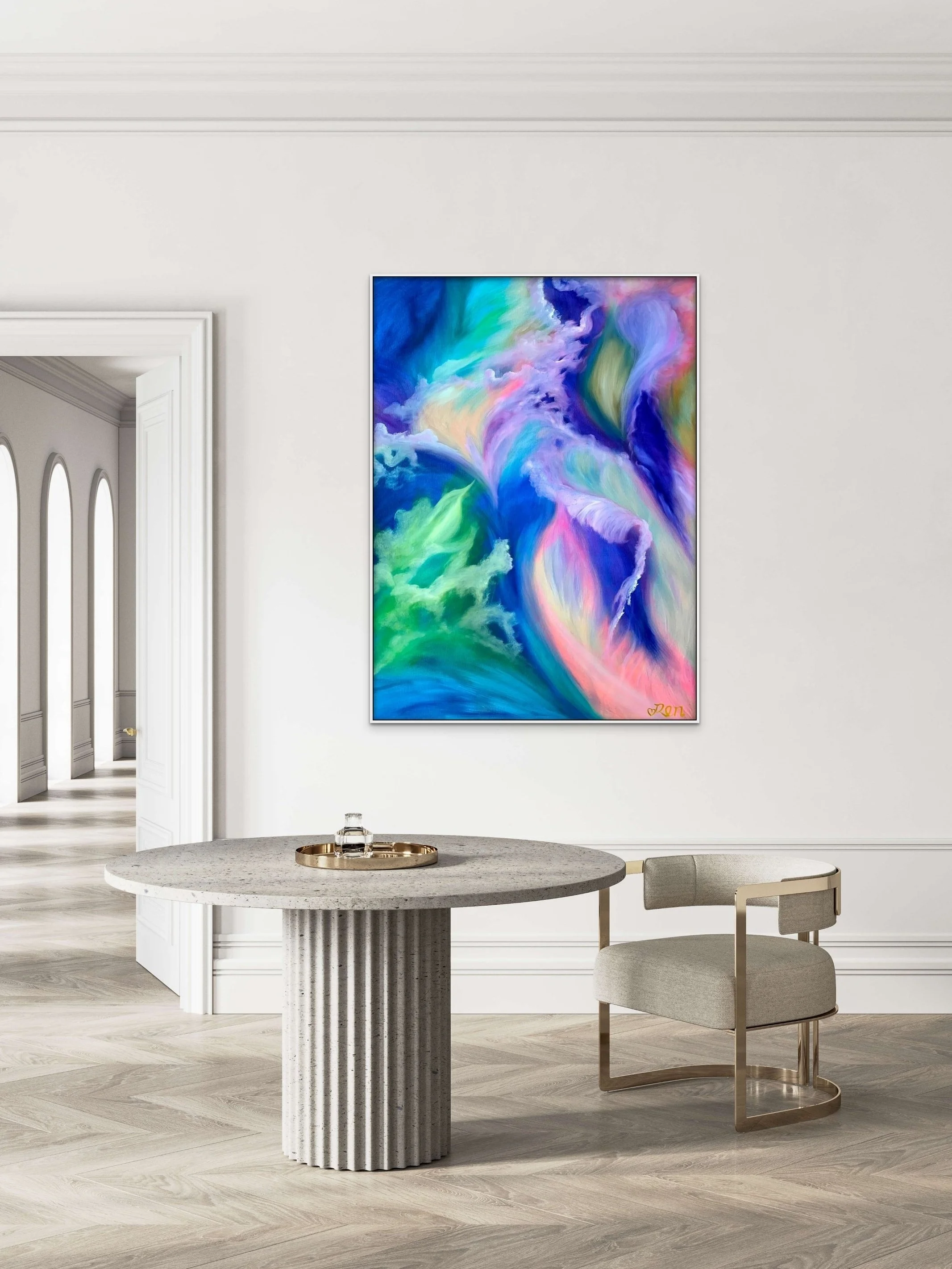 Jingmin Ren Energy Art Prints, Bondi Junction, Sydney, Australia.