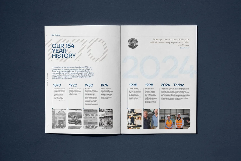 H.Troon Builders Capability Statement — The Bid Coordinator