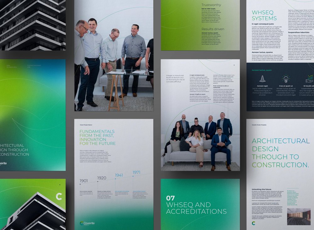 Coverite Design and Construct Tender Template Design, Strategy and ...