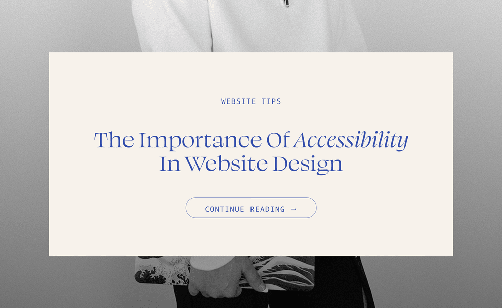 How to Craft an Inclusive and Accessible Website Experience — Sereth Design