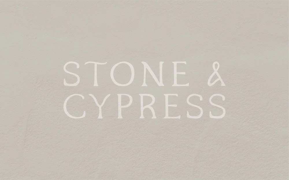 Stone & Cypress — Sereth Design