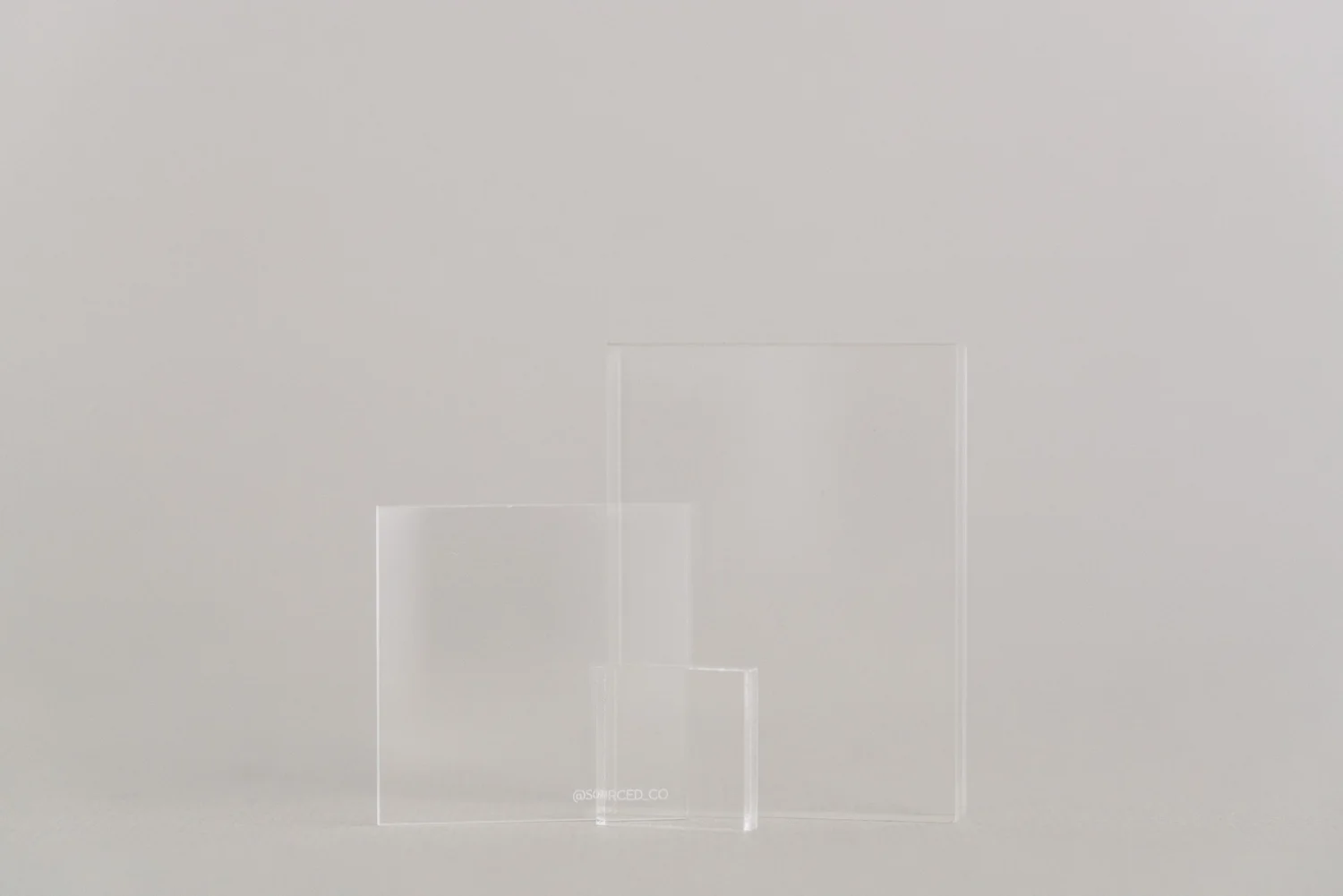 Acrylic Styling Blocks: 3-Piece Round Mini Set — Sourced Co.