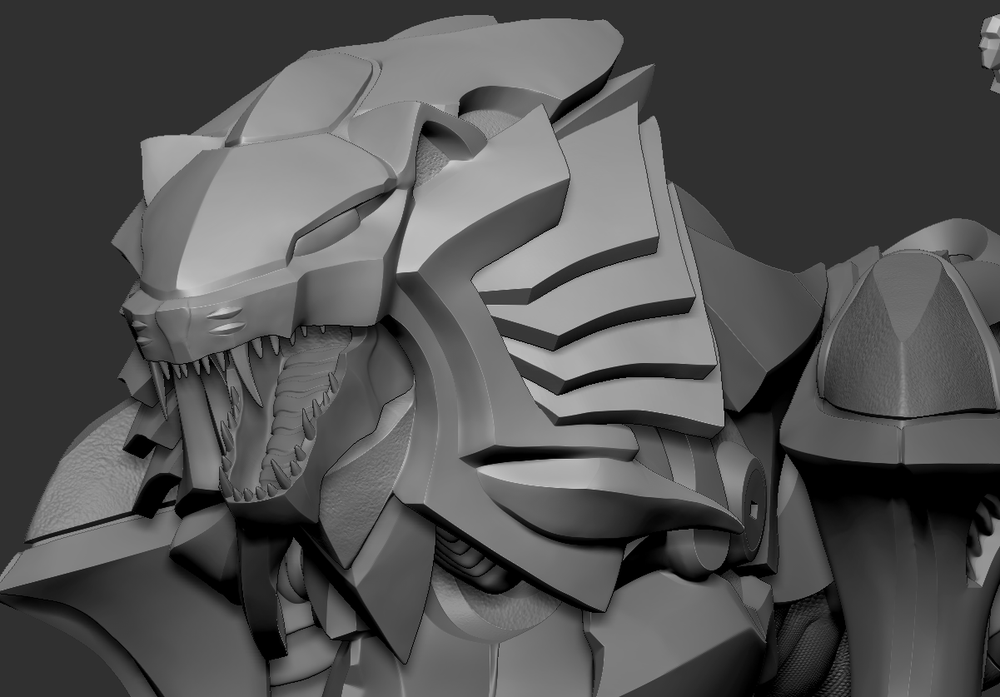 "Wild Liger" 3D Printed model kit — Torrigan Studio
