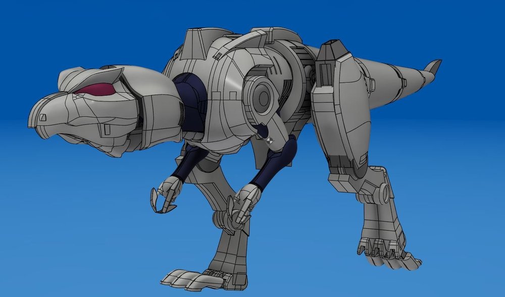Original Zoids Zeke Model — Torrigan Studio