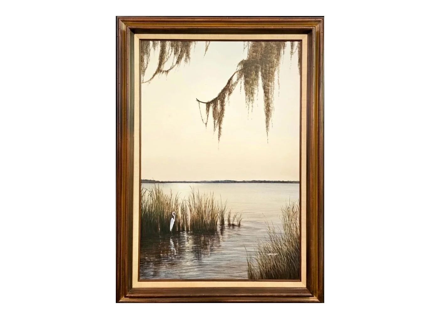 Discover the Masterpiece: "Marsh Egret" by Jim Booth — DJR Authentication