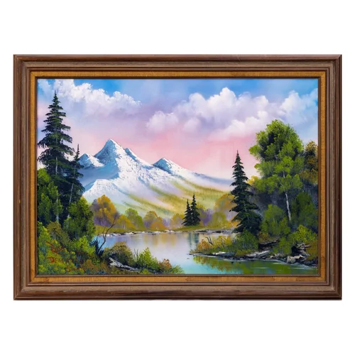 The Joy of Collecting: Bob Ross's Original Mountain River Landscape ...
