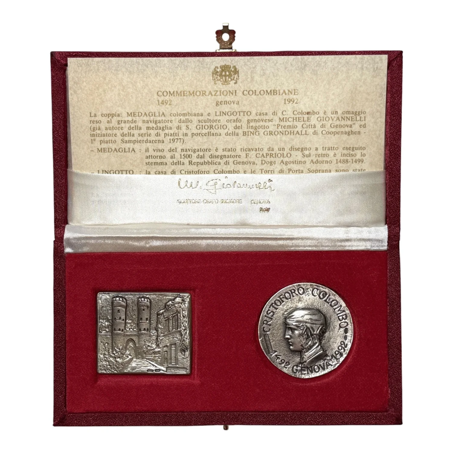 Christopher Columbus Sterling Silver Medal Set: A Historical Treasure ...