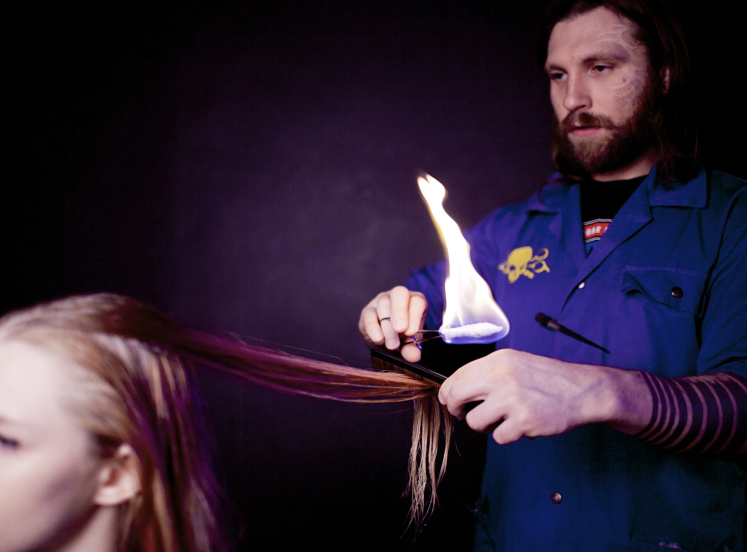 FIRE HAIR TREATMENT — HairFcker Design Lab