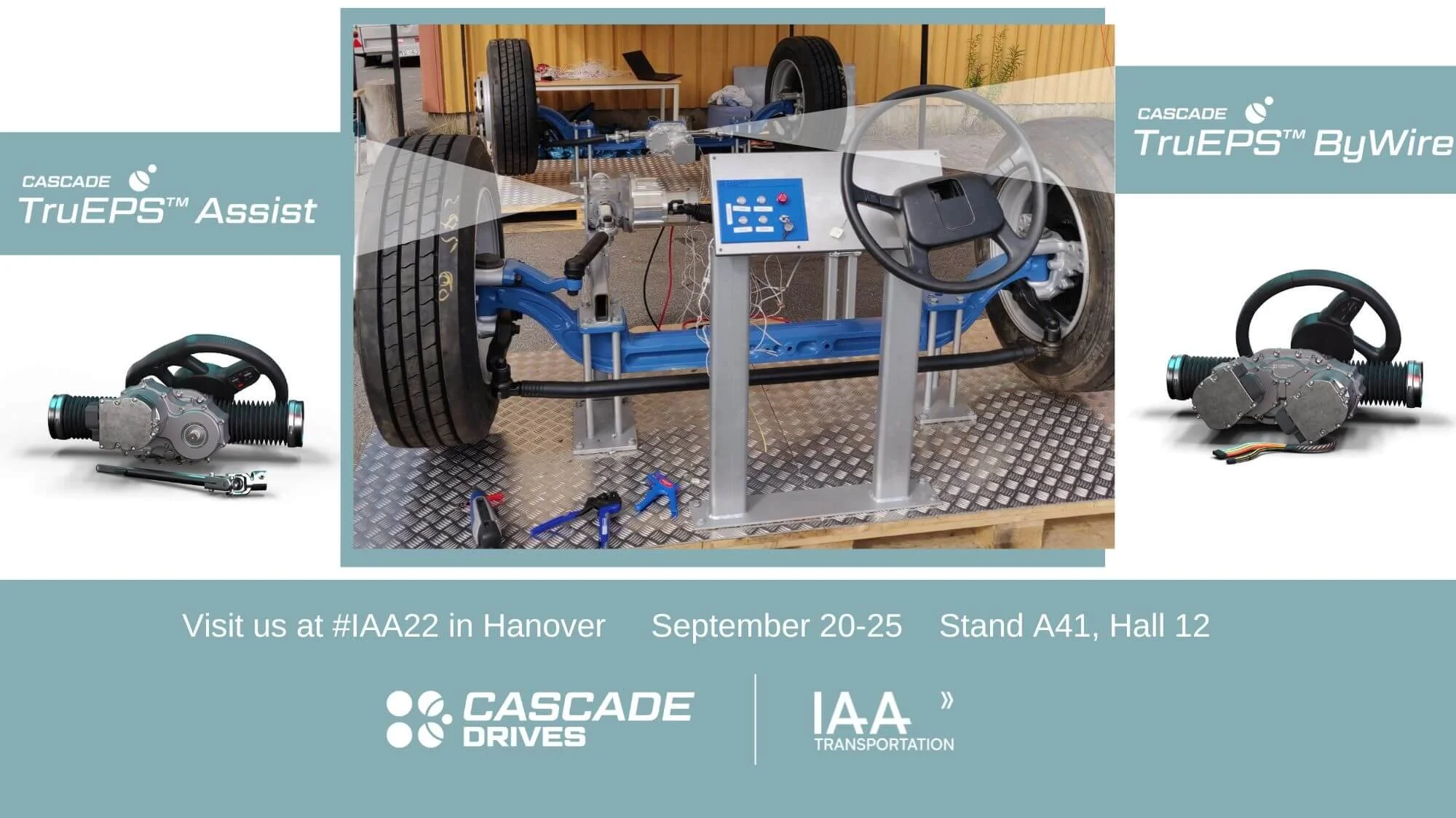 Steering Systems for Autonomous Trucks — Cascade Drives