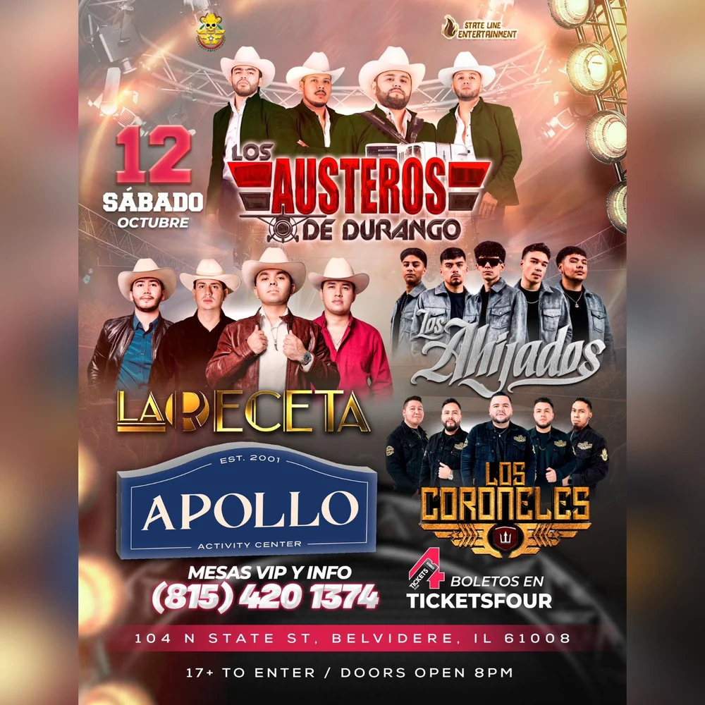 Calendar of Events — Apollo Activity Center