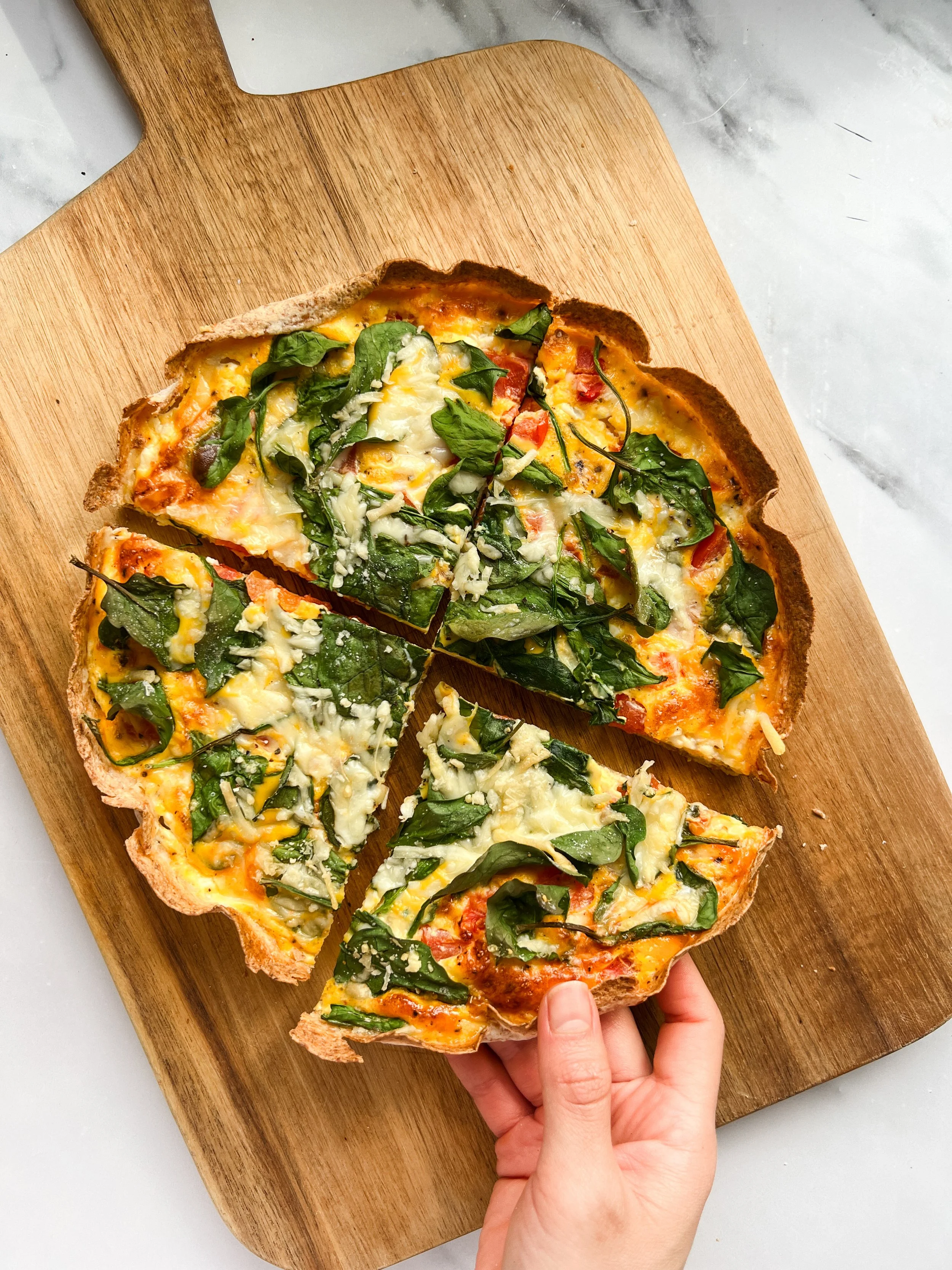 Tortilla Quiche Bake — Rhitrition
