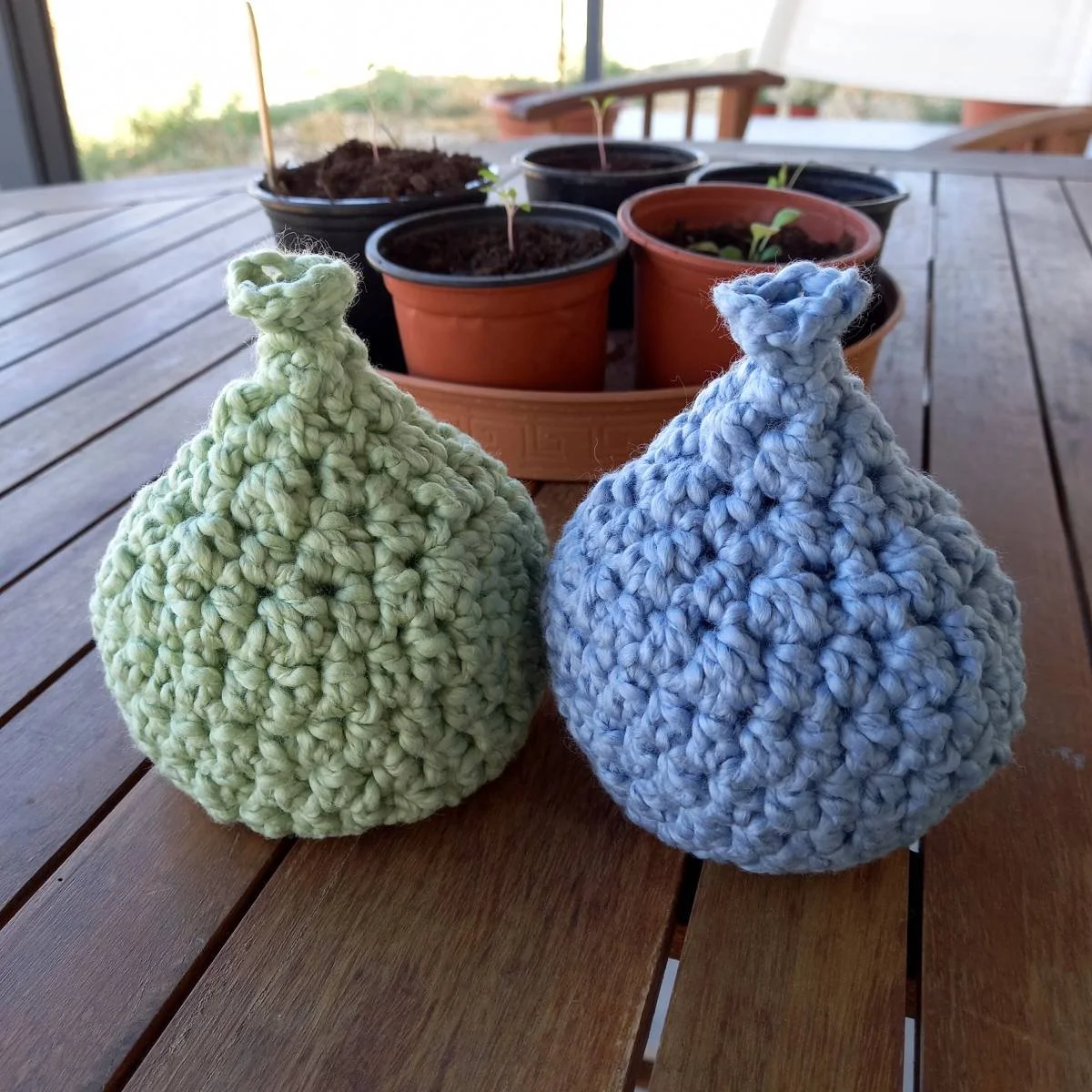 Crochet Water Balloons Pattern with Sustainable Yarn — byGoldenberry