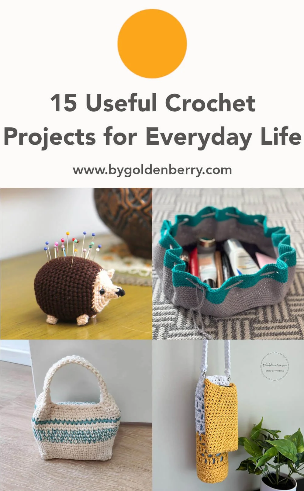 15 Useful Crochet Projects for Everyday Life — byGoldenberry