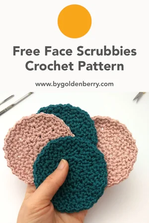 Free Reusable Face Scrubbies Crochet Pattern — byGoldenberry