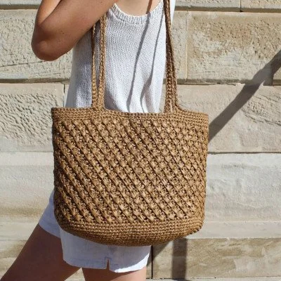 11 Sustainable Raffia Crochet Patterns — byGoldenberry