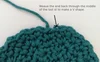How to do an Invisible Fasten Off in Crochet — byGoldenberry