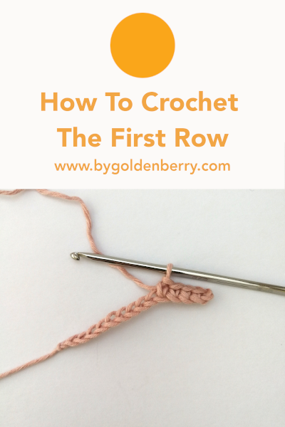 How to Crochet the First Row After the Foundation Chain - Tutorial ...