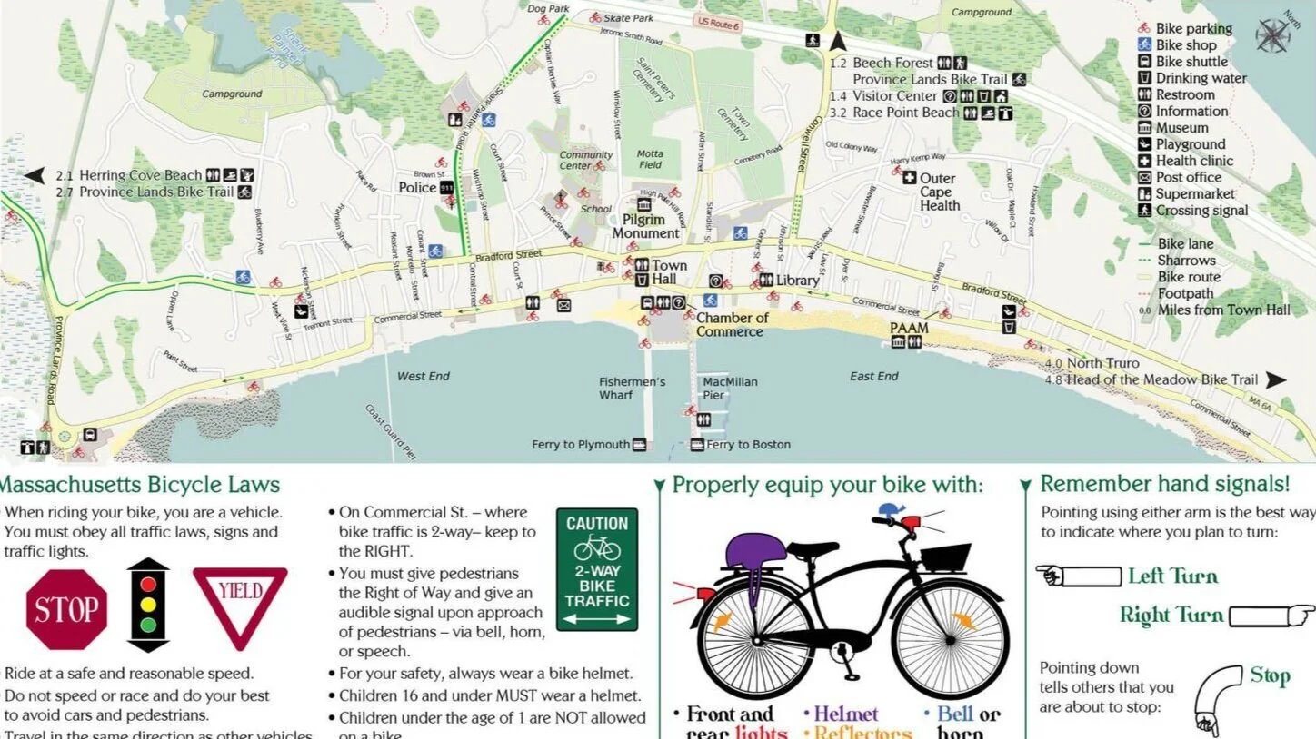 Cape Cod Bike Maps — Bikescape | Provincetown's Community Bicycle ...
