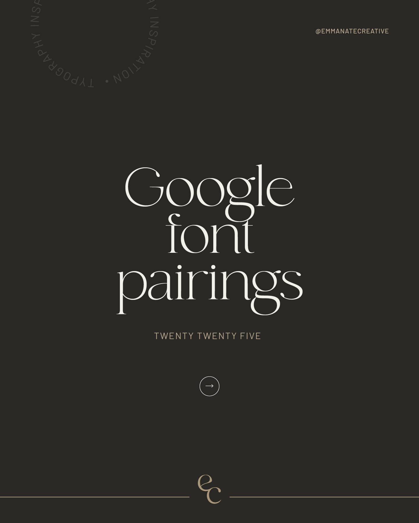 4 free Google font pairings you need to try — Emmanate Creative