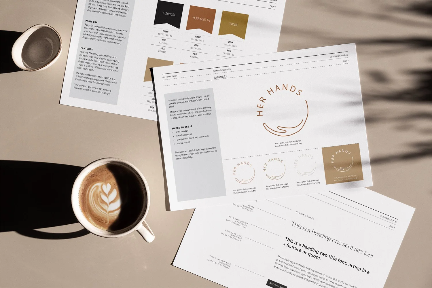 Her Hands | Brand Identity — Emmanate Creative