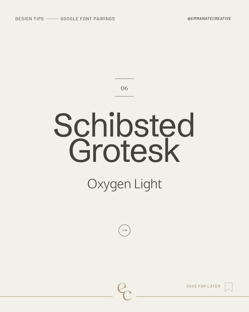 4 free Google font pairings you need to try — Emmanate Creative