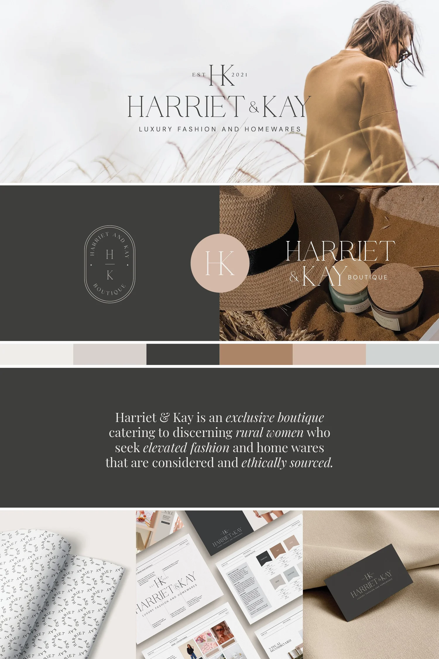 Harriet and Kay | Brand Identity and Web Design — Emmanate Creative
