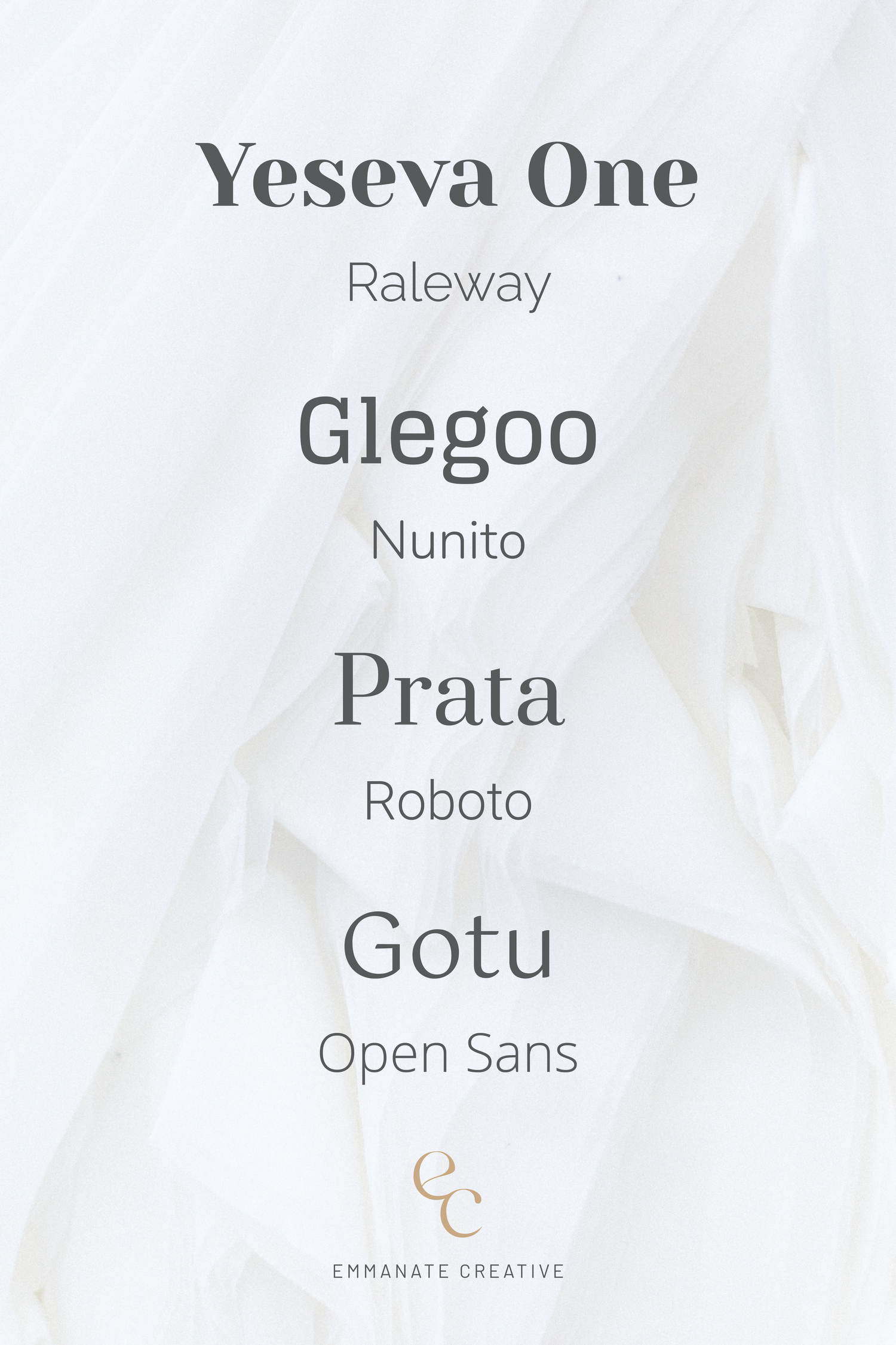 4 free Google font pairings you need to try — Emmanate Creative