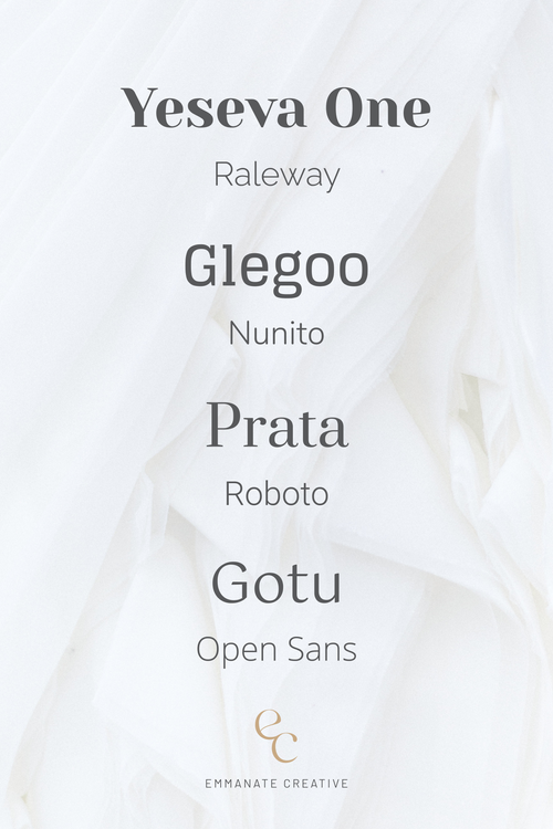 4 free Google font pairings you need to try — Emmanate Creative