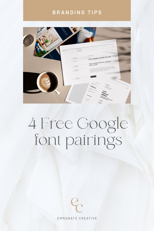 4 free Google font pairings you need to try — Emmanate Creative