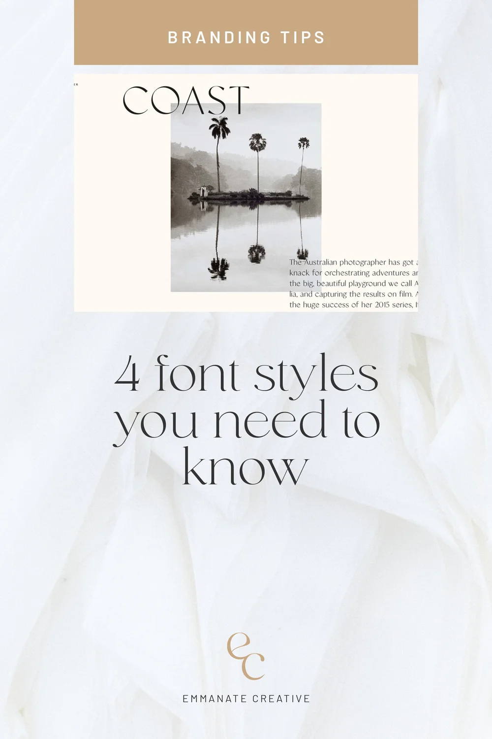 4 Styles of typefaces you need to know — Emmanate Creative