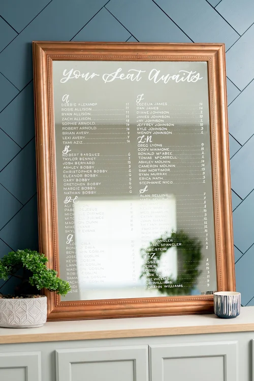 Calligraphy Wedding Signs — The Pemberley Creative
