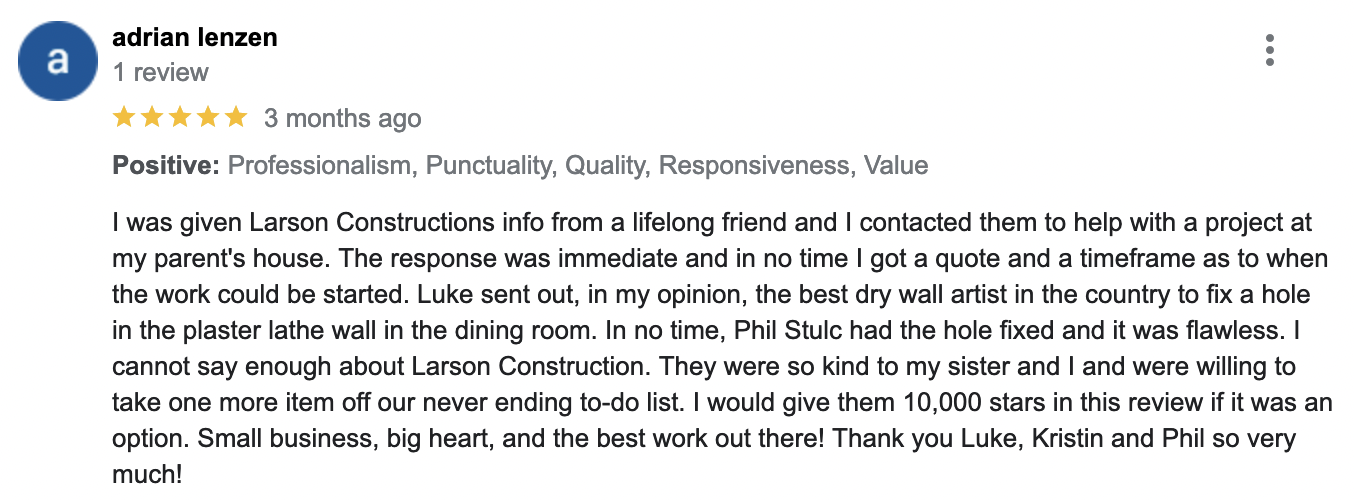 Larson Custom Construction