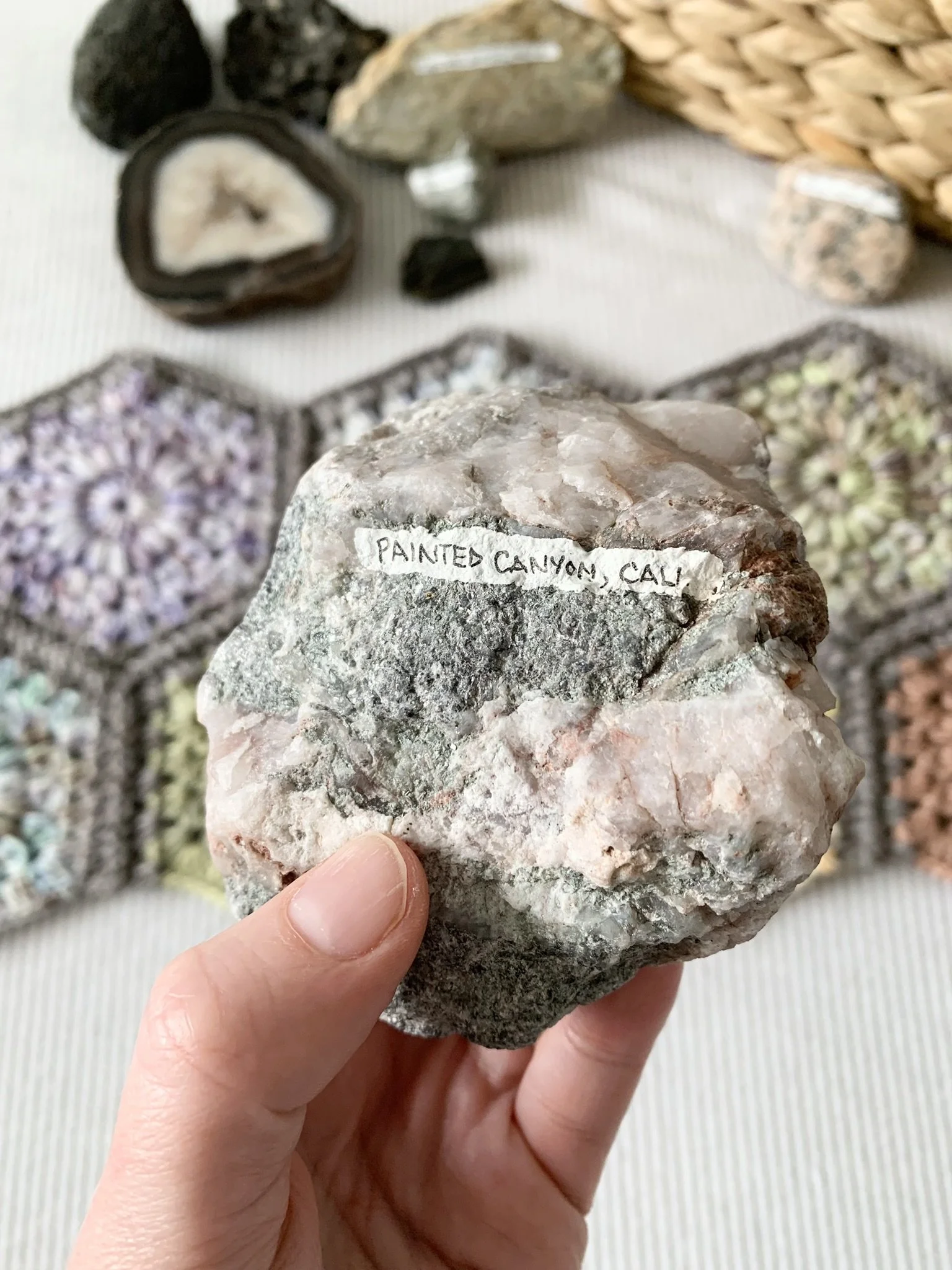 Hygge Burst Hexie Blanket Pattern x Geode Collection by Hue Loco Yarn ...