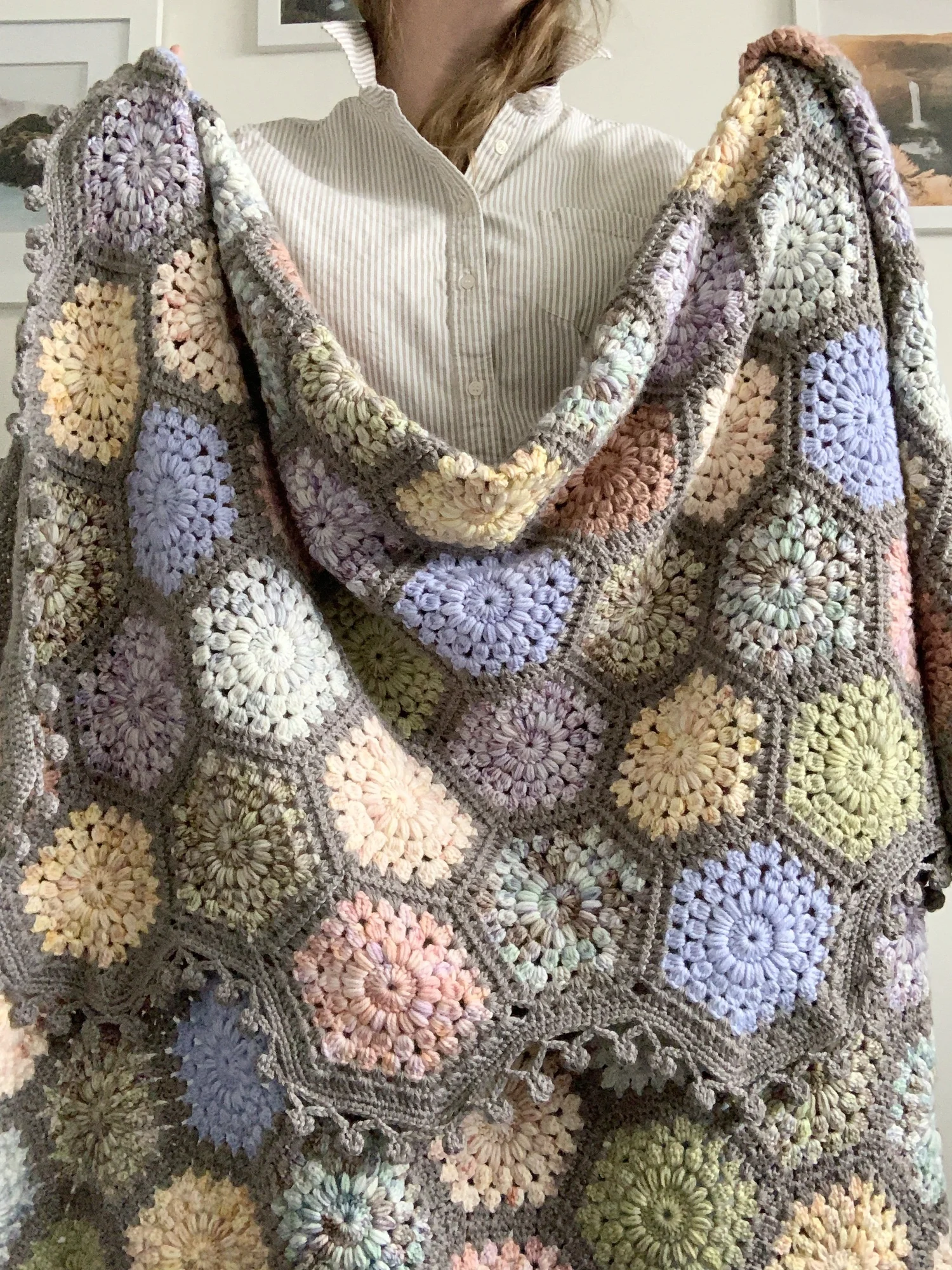 Hygge Burst Hexie Blanket Pattern x Geode Collection by Hue Loco Yarn ...