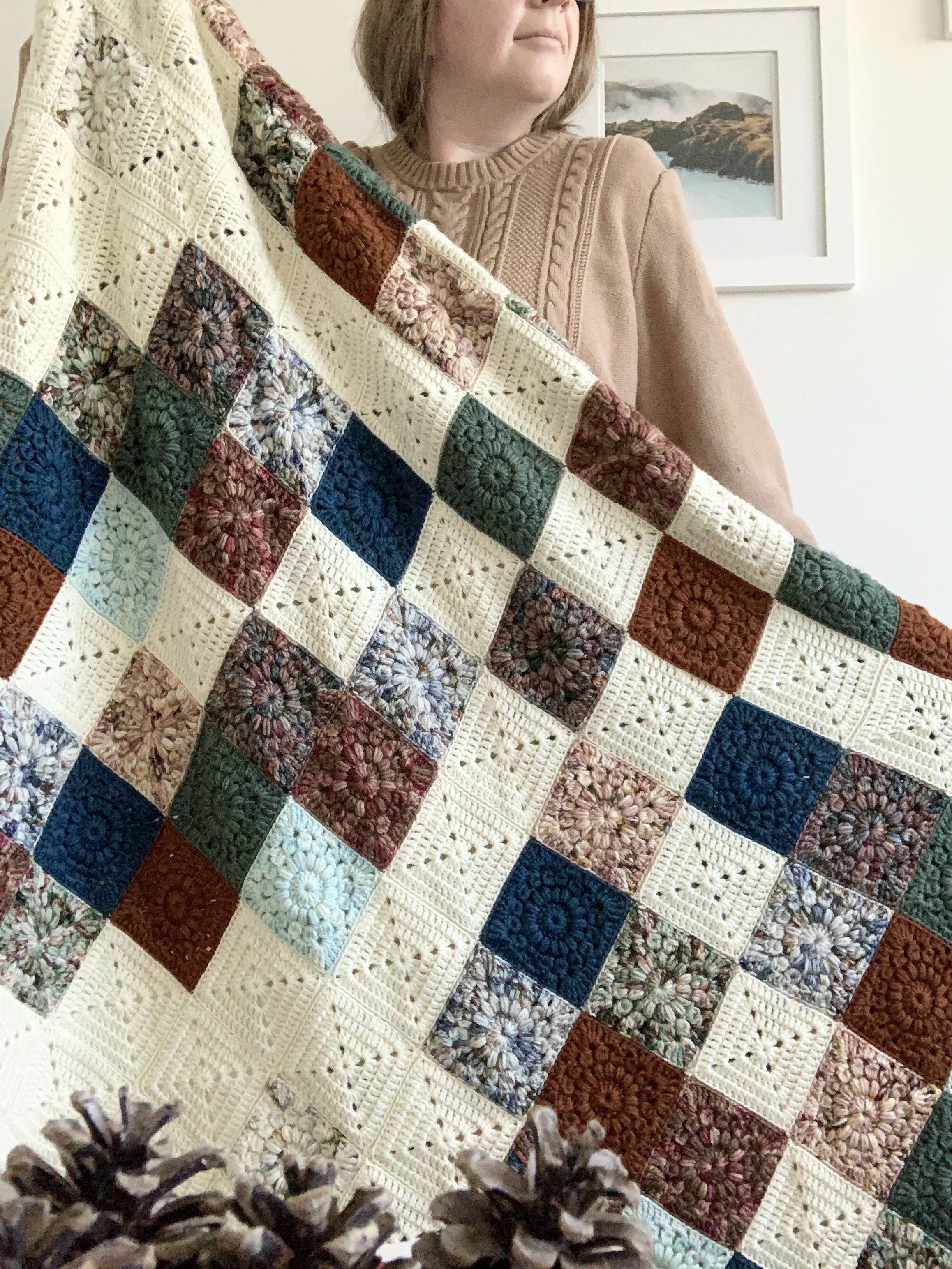 Nordic Star Sunburst Blanket Pattern x Cozy in Colorado Collection by ...