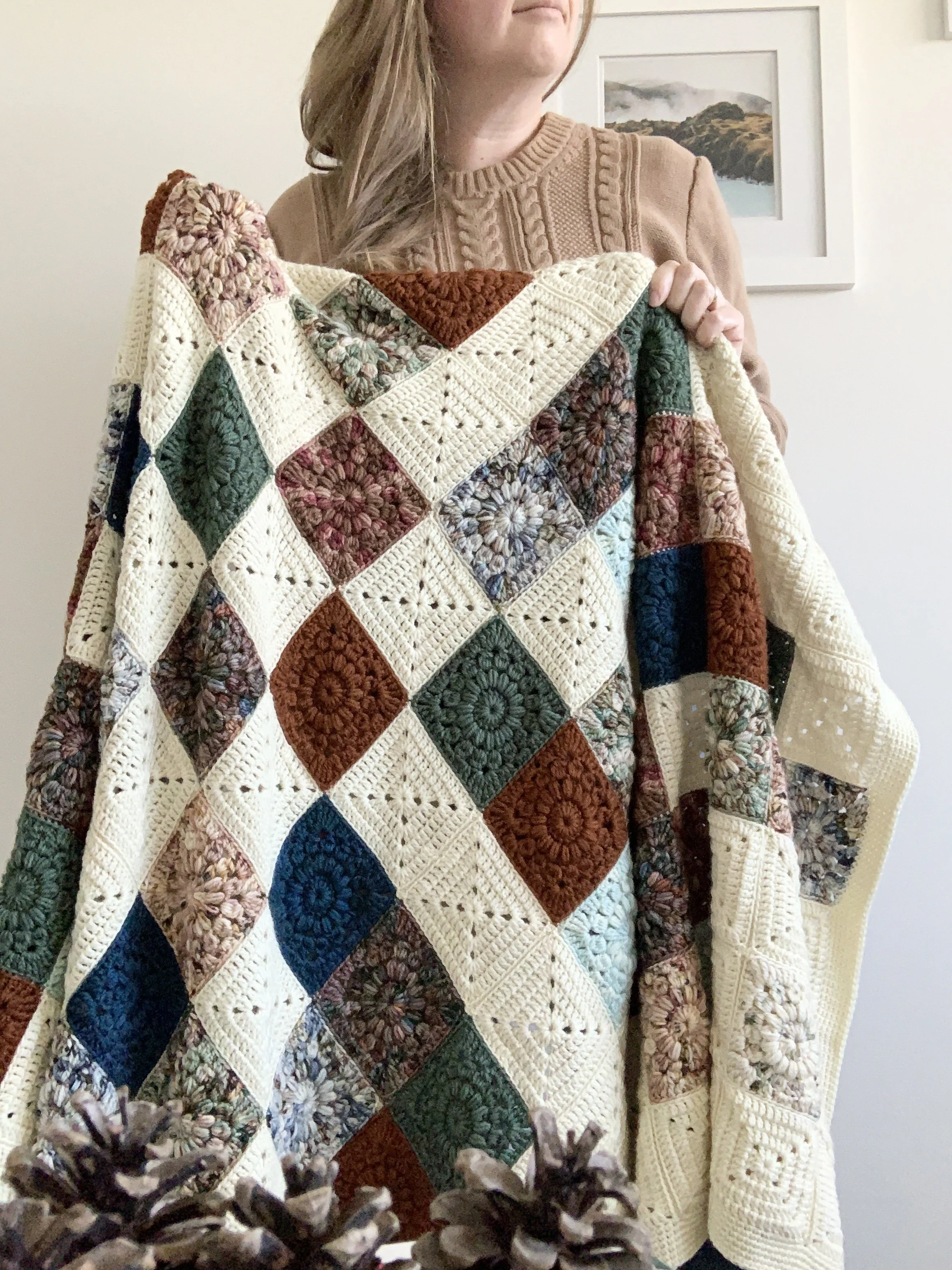 Nordic Star Sunburst Blanket Pattern x Cozy in Colorado Collection by ...