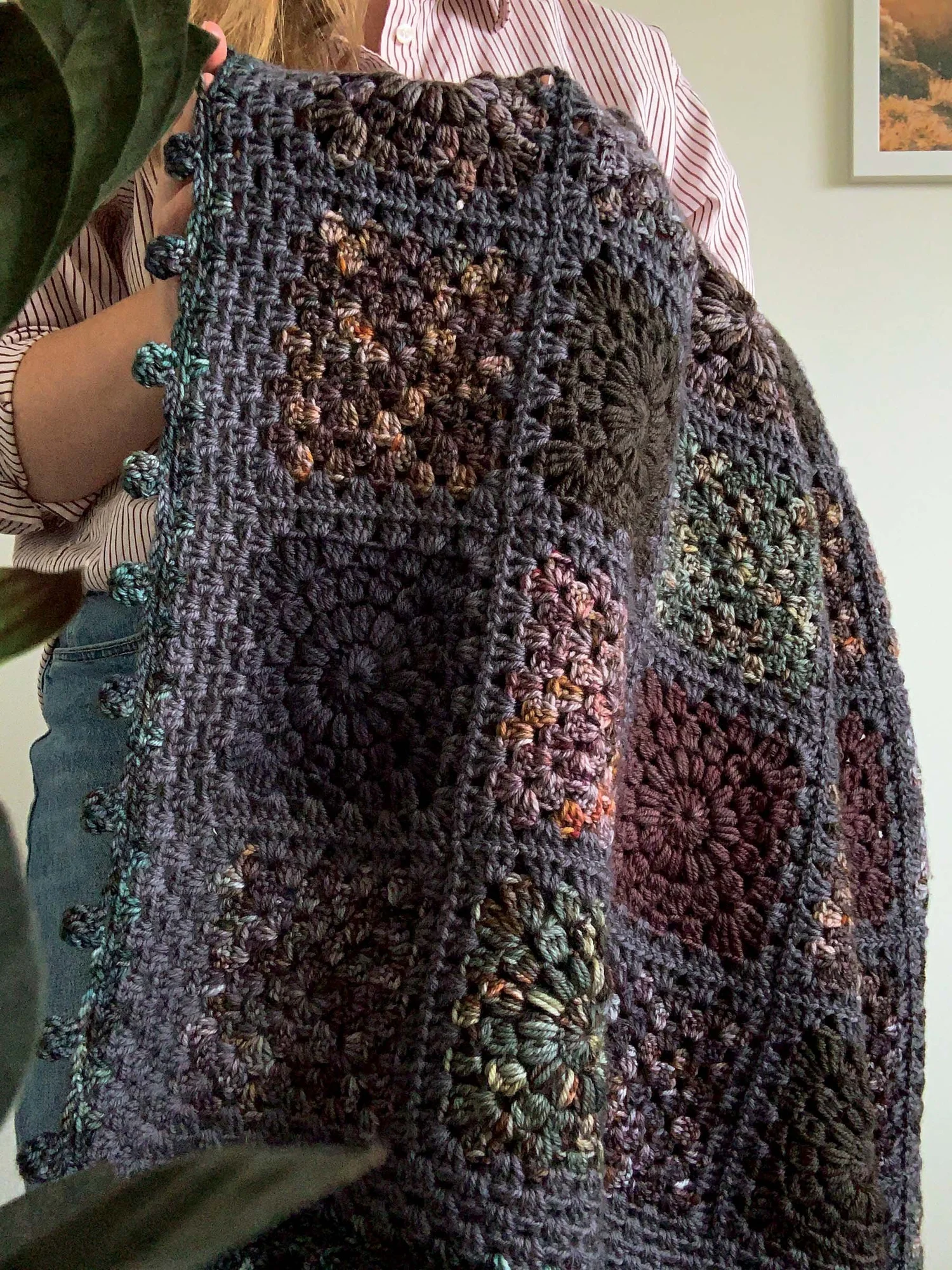 Ebony Granny Squares Blanket Pattern x Nightfall Collection by Hue Loco Yarn — NautiKrall Crochet
