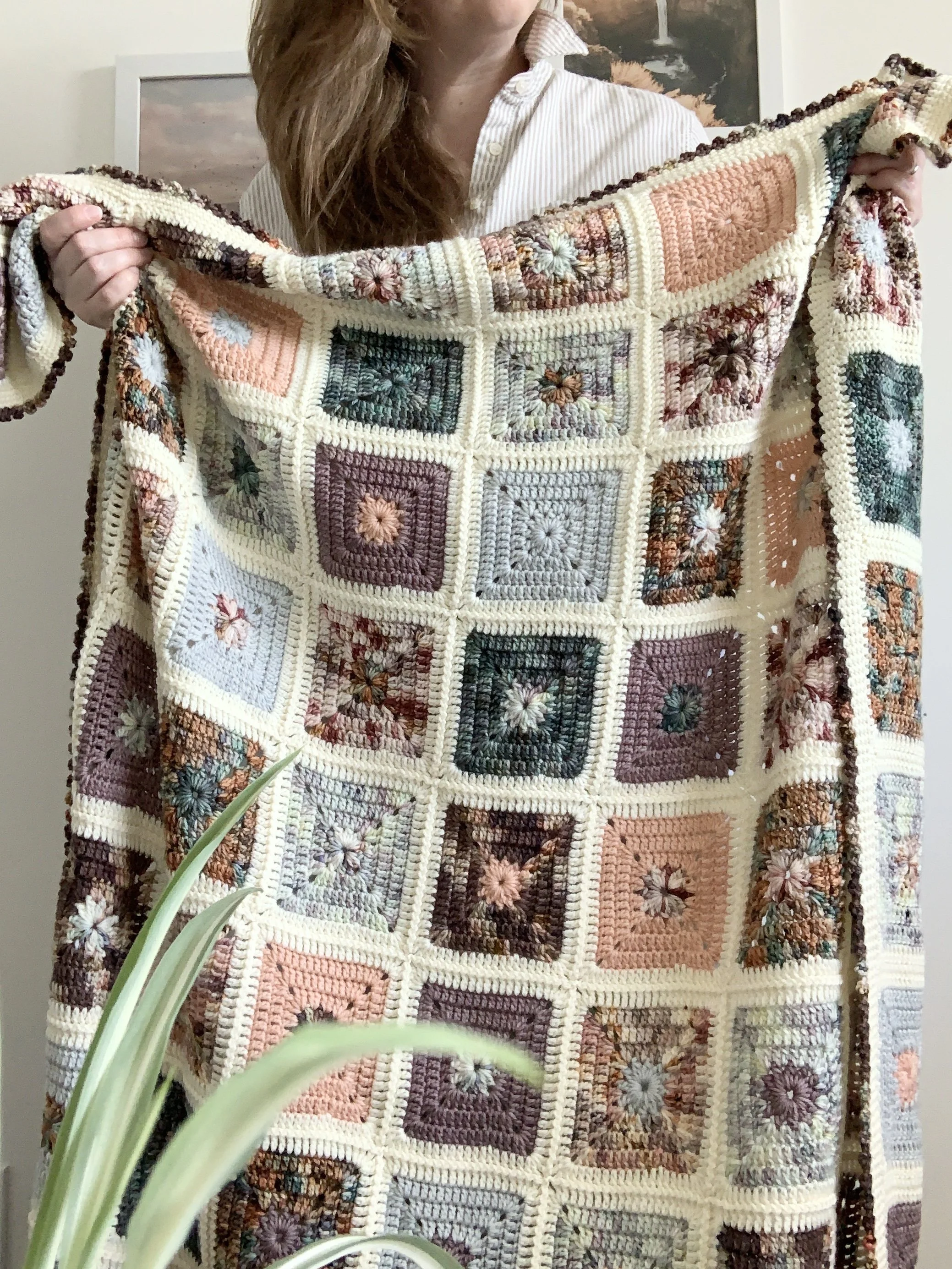 Aurelia Solid Granny Square Blanket Pattern x First Light Collection by ...