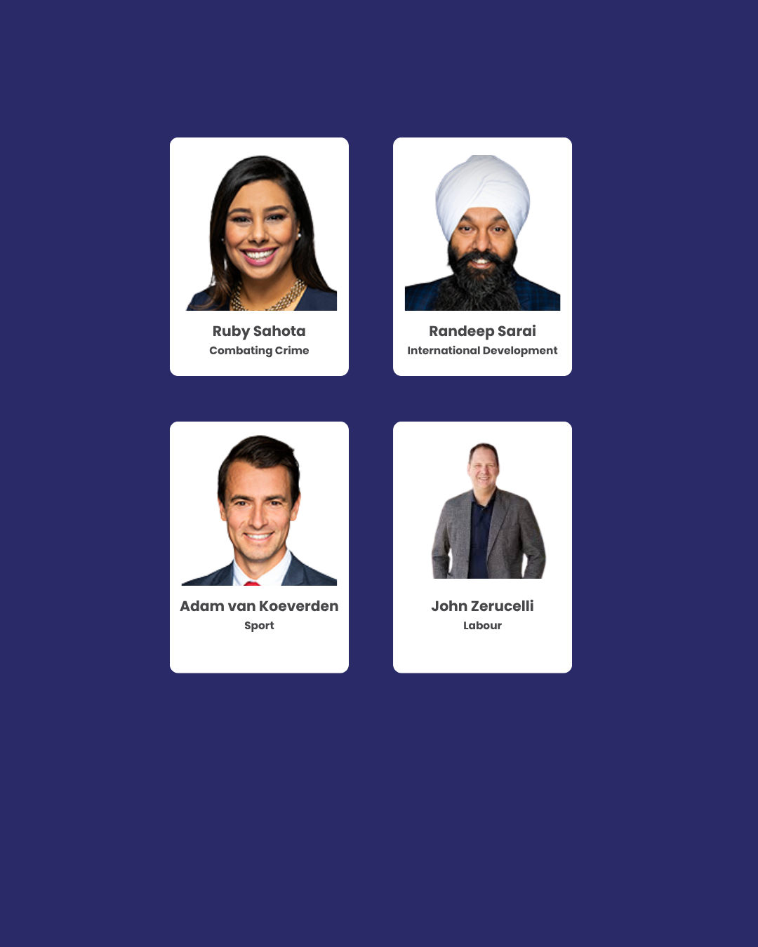 Federal Cabinet 2025 — New West Public Affairs