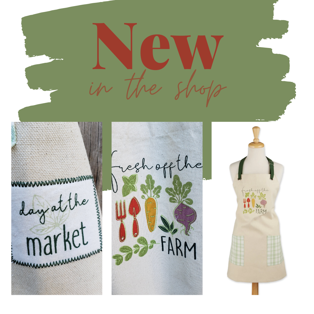 "Farmfresh" Apron — The Blue Daisy