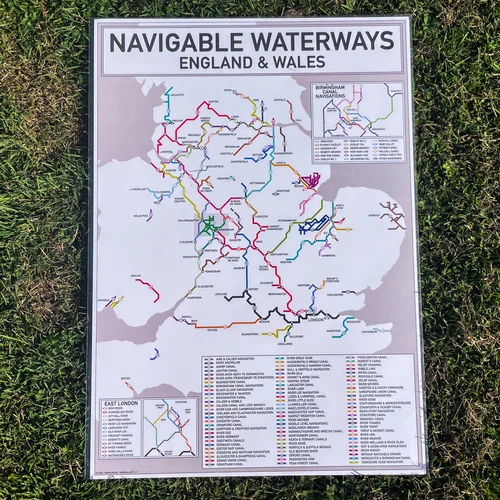 Tube-style maps of the navigable waterways of England and Wales ...