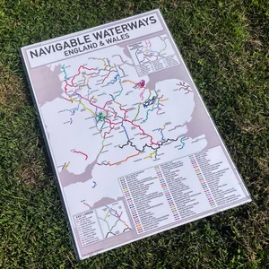 Tube-style maps of the navigable waterways of England and Wales ...