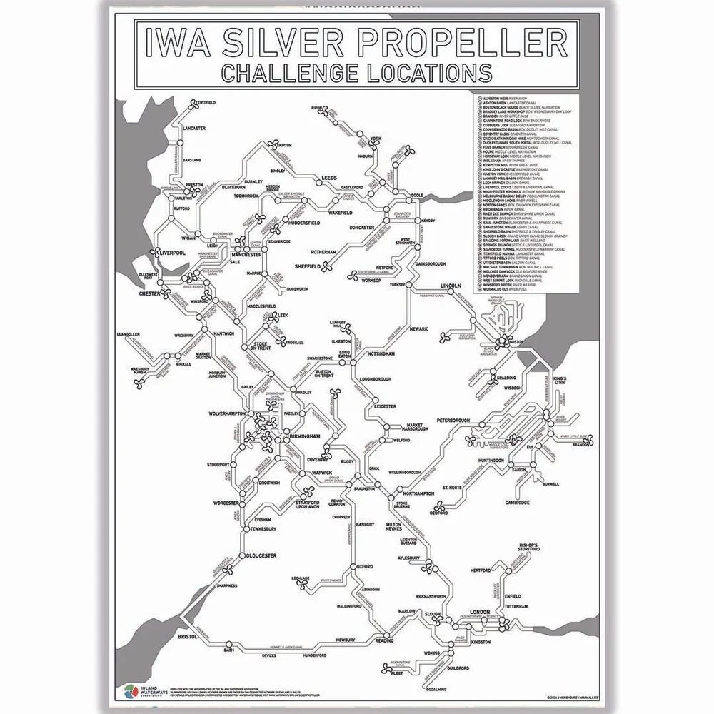Tube-style maps of the navigable waterways of England and Wales ...
