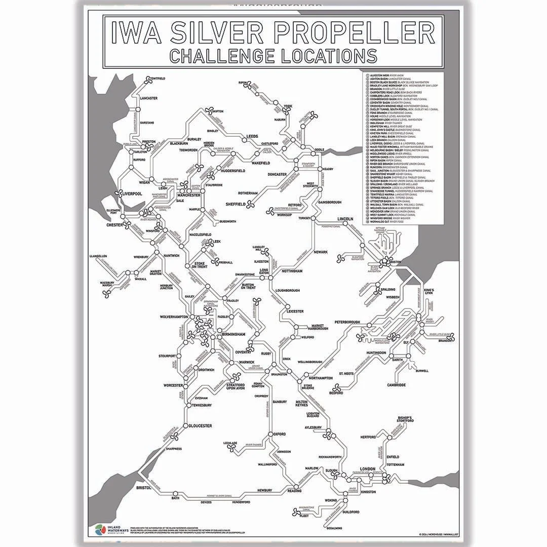 Tube-style maps of the navigable waterways of England and Wales ...