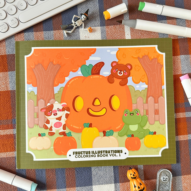 Fructus Illustration Shop - Stickers, Prints, Sticker Sheets, Coloring ...