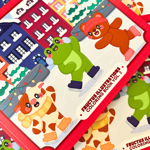 Fructus Illustration Shop - Stickers, Prints, Sticker Sheets, Coloring ...