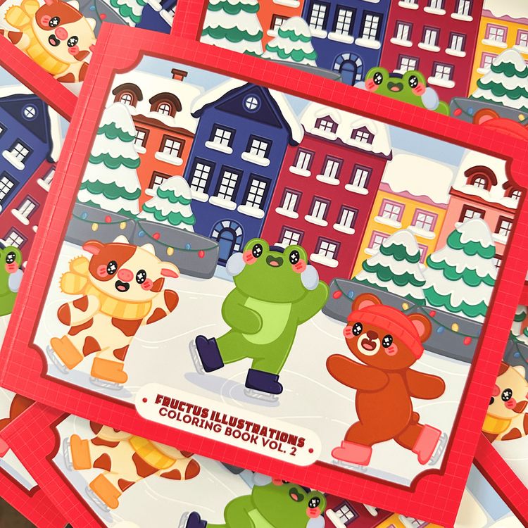 Fructus Illustration Shop - Stickers, Prints, Sticker Sheets, Coloring ...